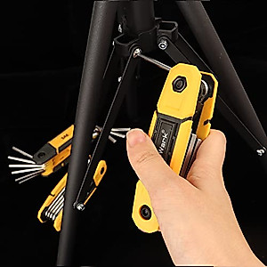 MULWARK 17pcs Folding Allen Wrench Set | Metric & Standard SAE - Allen Key Set Tool | 2 Pack Portable Hex Key Set for Basic Home Repair and General Applications