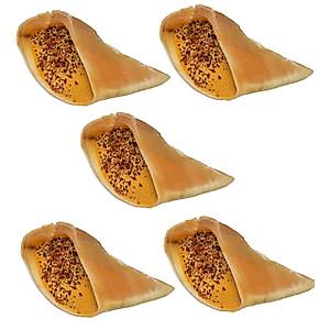 MPP Dog Dental Chew Filled Cow Hooves All Natural Healthy Bacon and Cheese Flavored (1 Hoof)