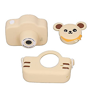VGEBY Cartoon Children Camera Multilanguage Kids Digital Camera Cute Appearance Kids DV Camera Yellow