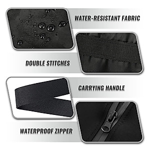 Outdoor Patio Cushion Storage Bags 68Inch Waterproof Extra Large Patio Furniture Cover Cushion Storage Bag with Handle and Zipper