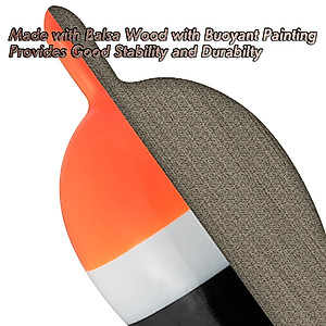 Dr.Fish 5 Pack Steelhead Floats Fishing Bobbers Weighted Fishing Floats Snap-on Floats for Trout Crappie Panfish Walleyes Fishing Tackle Accessories Freshwater Sea Fly Boat fishing