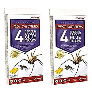 J T Eaton 798304345025 844 Pest Catchers Large Spider and Cricket Size Attractant S