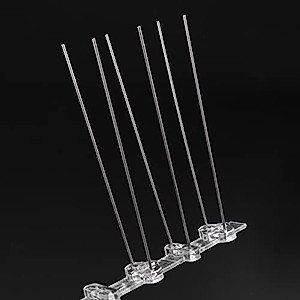 Cabilock 2. 5M Anti Pigeon Spikes Multi Purpose Fence Roof Mailbox Window Bird Pigeon Prof Spike Rodent Deterrent Spike Device for Home Garden