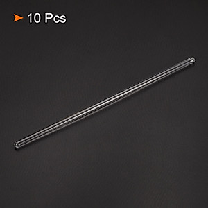 MECCANIXITY 3.3 Borosilicate Glass Stick 5.91" Length 4mm Dia Stir Rod Mixing Tools with Both Ends Round for Lab Kitchen Science 10Pcs