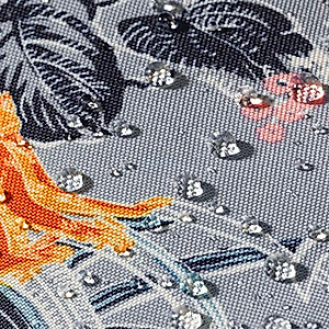 Vera Bradley by Classic Accessories Water-Resistant Patio Bench Cushion, 48 x 18 x 3 Inch, Rain Forest Toile Gray/Gold