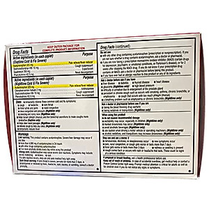 Severe Cold & Flu Multi-Symptom Caplets, 168 Caplets 112 Caplets for Night and 56 Caplets For Day Acetaminophen 325 mg Pain Relievers, Fever Reducer , Cough Suppressant ,, Expectorant, Nasal Decongest