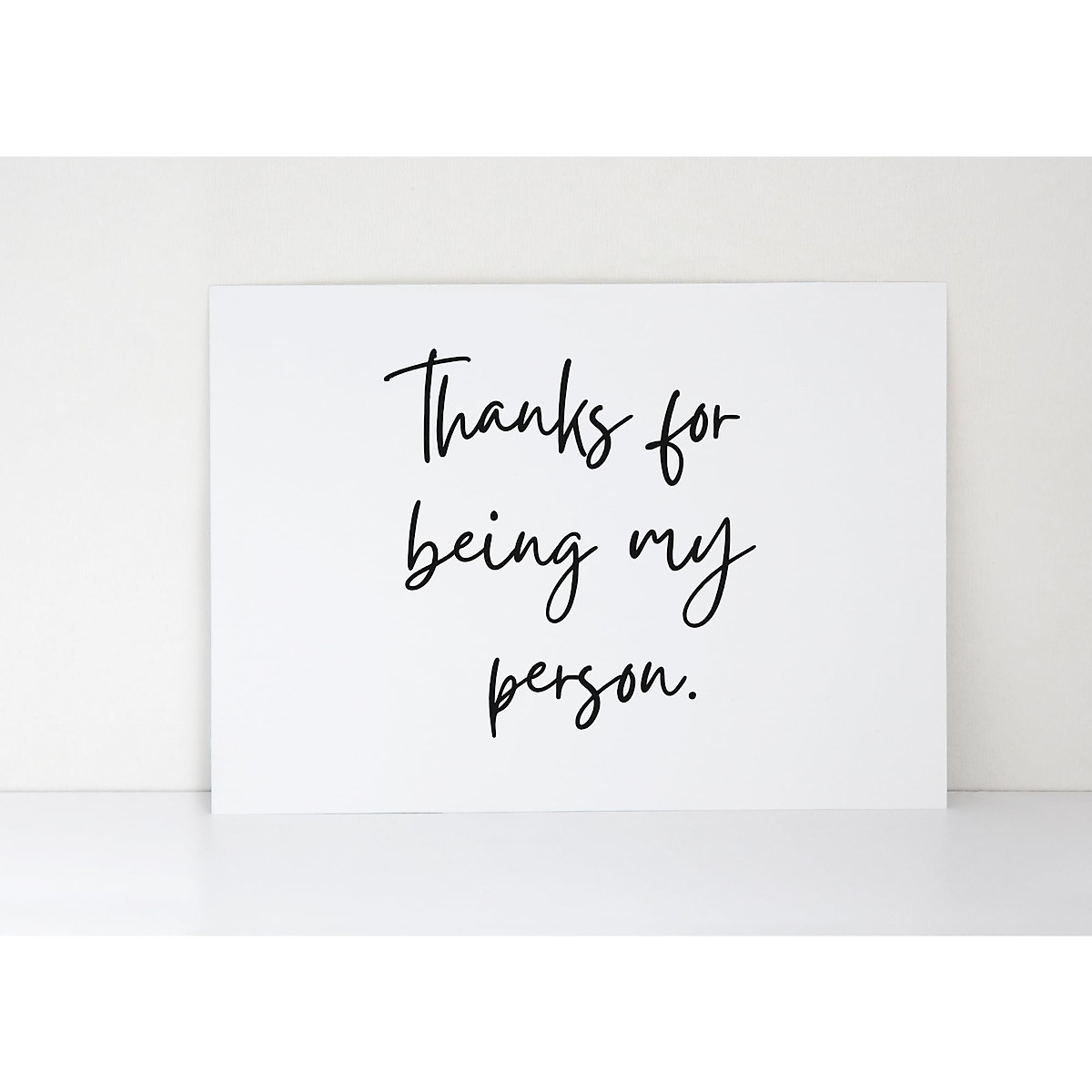 TEEMI-Thanks for Being My Person/just Because card/Thank You Gift for Friend/Card for Best Friend/BFF Card/Best Friend Birthday Card