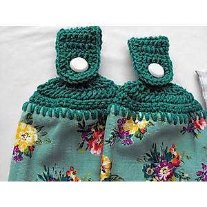 THE PIONEER WOMAN SWEET ROMANCE KITCHEN TOWEL SET - 2 HANGING TOWELS + COOK YOUR HEART OUT TOWEL