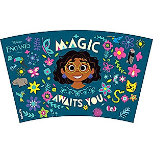 Tervis Made in USA Double Walled Disney - Encanto Insulated Plastic Tumbler Cup Keeps Drinks Cold & Hot, 16oz, Clear