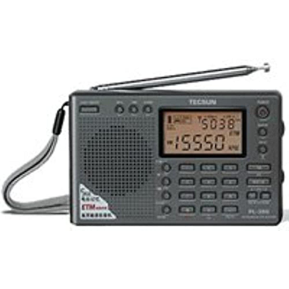 TECSUN PL-380 DSP FM Stereo. MW. SW. LW. World Band PLL Radio Receiver, LCD Display, ETM Function Added