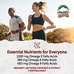 Barlean's Lignan Flaxseed Oil Softgels, Cold-Pressed Flax Seed Supplement with 1,550 mg ALA Omega-3 Fatty Acids for Joint & Heart Health, 1000mg, 250 ct