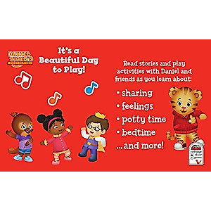 Daniel Tiger It's A Beautiful Day to Play - Children's Deluxe Music Player Board Book: Includes Detachable Toy Portable Musical Sound Machine