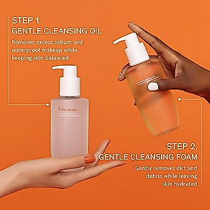 Sulwhasoo Gentle Lightweight, silky texture Korean Double Cleansing oil to melt away Waterproof Makeup, 1.69 fl. oz.