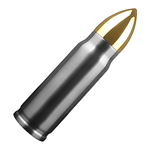 Goetland 304 Stainless Steel 16 oz Bullet Water Bottle Bullet Tumbler Vacuum Insulated Cup Travel Mug Flasks No Logo Silver