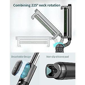 Selfie Stick Tripod with Detachable Wireless Remote, 4 in 1 Extendable Portable Selfie Stick & Phone Tripod Stand Compatible with Gopro, iPhone/Samsung/Huawei, etc.