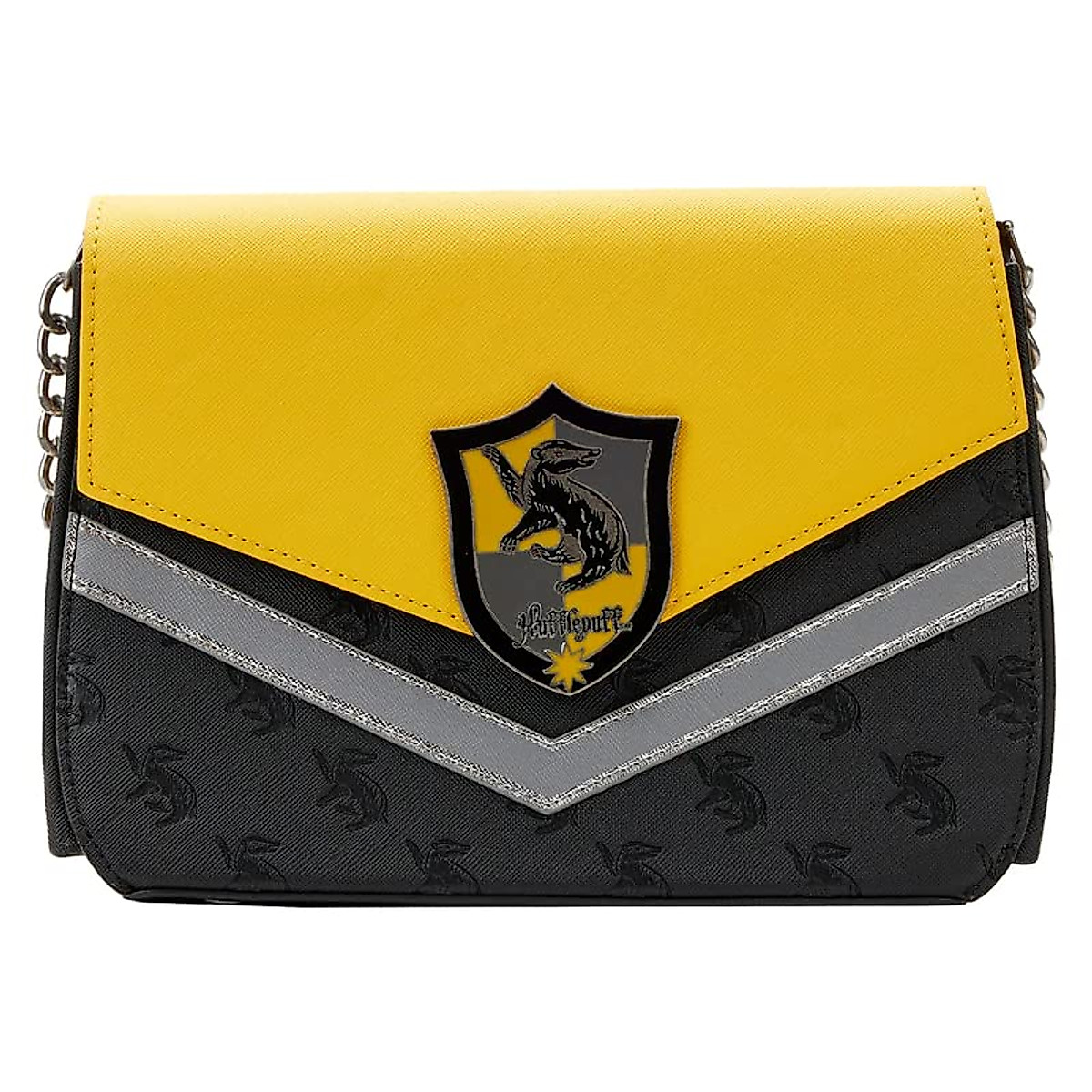 Loungefly Harry Potter Hufflepuff Chain Strap Crossbody Bag