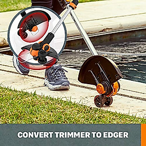 WORX WG162 20V Power Share 12" Cordless String Trimmer & Lawn Edger (Battery & Charger Included)