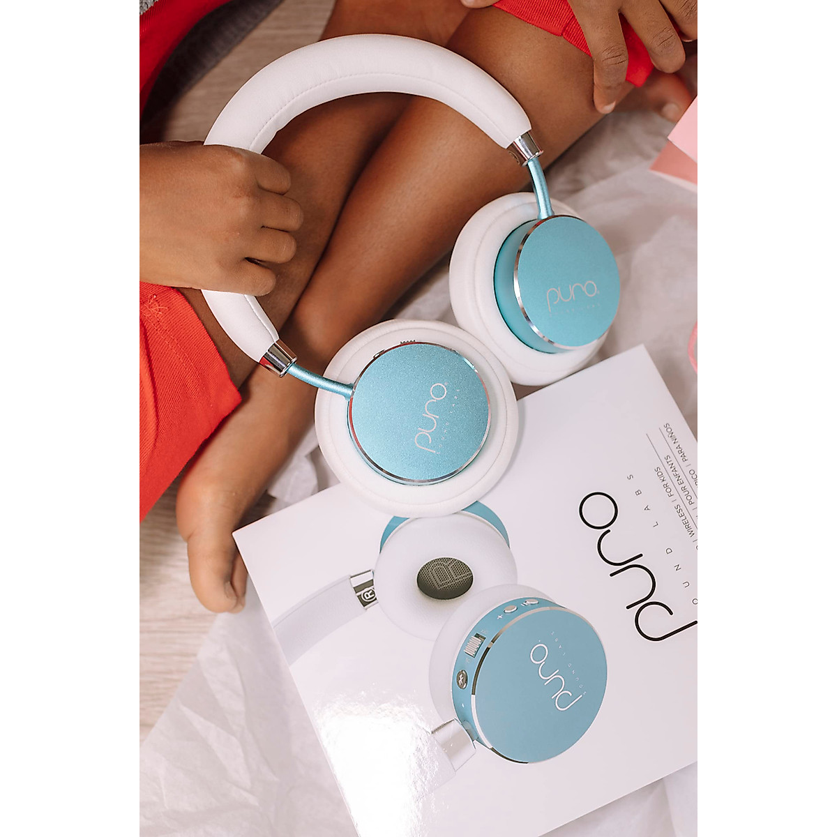 Puro Sound Labs BT2200s Plus Volume Limited Kids’ Bluetooth Headphones (Teal)