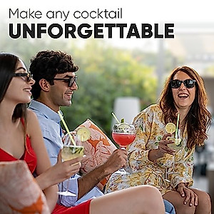 BERLINZO Premium Clear Ice Cube Maker - Whiskey Ice Ball Maker Mold Large 2 Inch - Crystal Clear Ice Maker Sphere - Clear Ice Ball Maker with Storage Bag