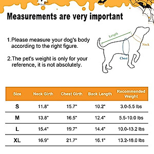 Yoption Dog Cat Chicken Costumes, Pet Halloween Christmas Thanksgiving Cosplay Dress Hoodie Funny Outfits Clothes for Puppy Dogs (XL)