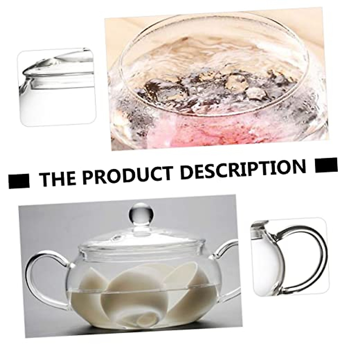 Nonstick Saucepan 1pc Instant Noodle Bowl Ovens Coffee Server Sauce Pan Sets Glass Milk Pan Teapot Warmer Set Glass Kitchen Pot Bowl Food Storage Bowl Instant Noodle Pot Salad