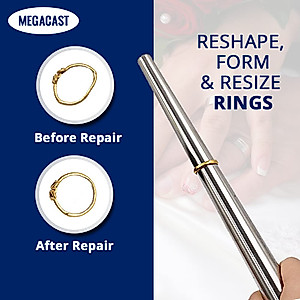 Megacast Stainless Steel Ring Sizing Mandrel Sizes 1-16