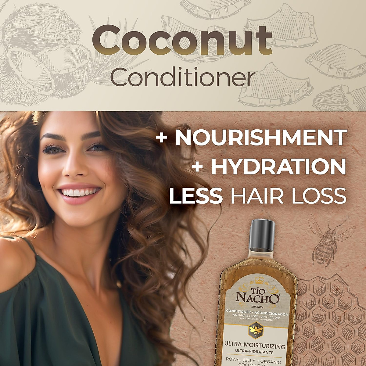 Tio Nacho Ultra Hydration Coconut Oil Conditioner, 4 Ozs, 1 Count