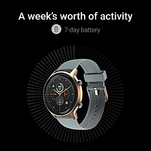 NoiseFit Active Smartwatch for Android and iPhone Fitness Tracker Fitness smartwatch Heart Rate Monitor for Men and Women- Zesty Grey