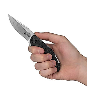 Kershaw Camshaft Pocket Knife; 3" 4Cr14 Steel Blade; SpeedSafe Assisted Folder Opening Knife; Outdoor, ECD