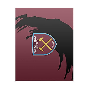 Head Case Designs Officially Licensed West Ham United FC Sweep Stroke Art Vinyl Sticker Gaming Skin Decal Cover Compatible with Xbox One X Console