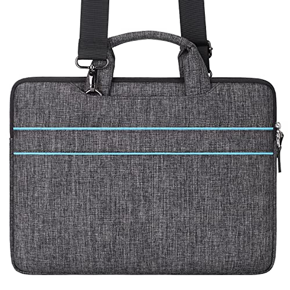 DOMISO 14 inch Laptop Sleeve Shoulder Bag Water-Resistant Protective Messenger Bag Business Briefcase Handbag for 14" Notebook/Lenovo ThinkPad E480 Yoga 920/13.5" Microsoft Surface Book, Blue