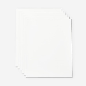 Cricut Printable Vinyl - US Letter Size (12 Ct), Printable Vinyl for Stickers, Labels, Vinyl Paper for Inkjet Printer, Compatible with Cricut Maker, Explore 3, & Cricut Joy Xtra Machines, White, 12ct