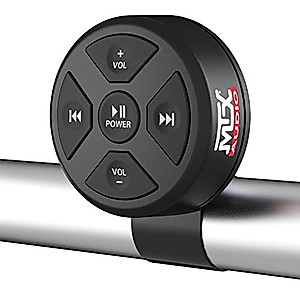 MTX MUDBTRC Universal Boat Motorcycle Bluetooth Audio Receiver & Remote Control