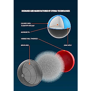 Byrna MAX Projectiles - | Maximum Stopping Power | OC and CS Non Lethal Pepper Spray & Tear Gas Blend Balls - Non Lethal Self Defense Projectile Rounds for Byrna Launchers, 0.68 Caliber (25 Count)