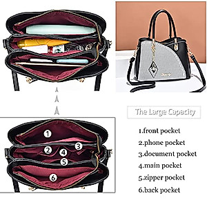SiMYEER Purses and Handbags Top Handle Satchel Shoulder Bags Messenger Tote Bag for Ladies