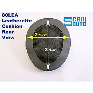 80mm Leatherette Headset Earpads - Bag of 2