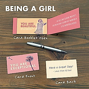 Lunch Box Notes for Girls Bundle - 3 Packs of 20 Unique Inspirational, Motivational and Kindness Note Cards