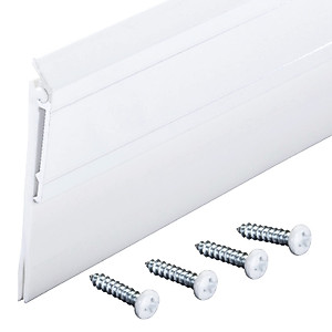 M-D Building Products 5769 M-D 0 Heavy Duty Door Sweep, 1/4 in W X 36 in L X 2 in H, White
