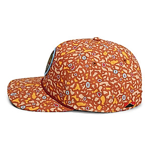 Dead Drift Fly Fishing Patch 5-Panel Vintage Trucker Rope Cap, Fly Fishing Hat (Trout Skin)