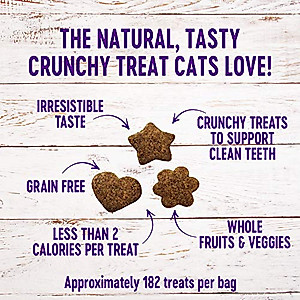 Wellness Kittles Crunchy Natural Grain Free Cat Treats, Chicken & Cranberry, 2-Ounce Bag
