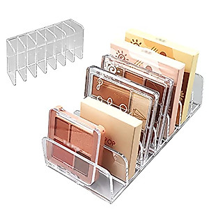 Makeup Organizer, Compact Makeup Palette Organize, for Bathroom Countertops, Vanities, Cabinets, Sleek Modern Cosmetics Storage Solution for - Eyeshadow Palettes, Contour Kits, Blush