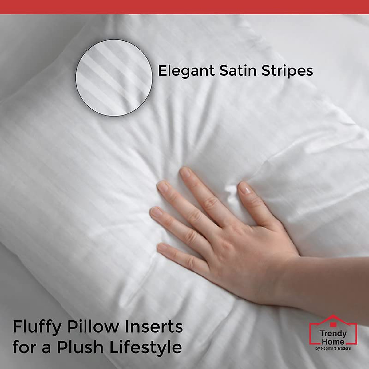 Trendy Home 12x20 Throw Pillow Insert with Extra Removable Satin Pillow Case, Cushion Sham Stuffer Lumbar Support Decorative Home Outdoor Pillow Filler (AquaBlue)