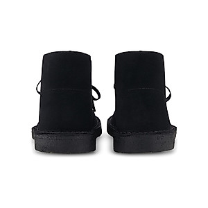 Clarks ORIGINALS Mens Desert Boot Suede Black Boots 8.5 US