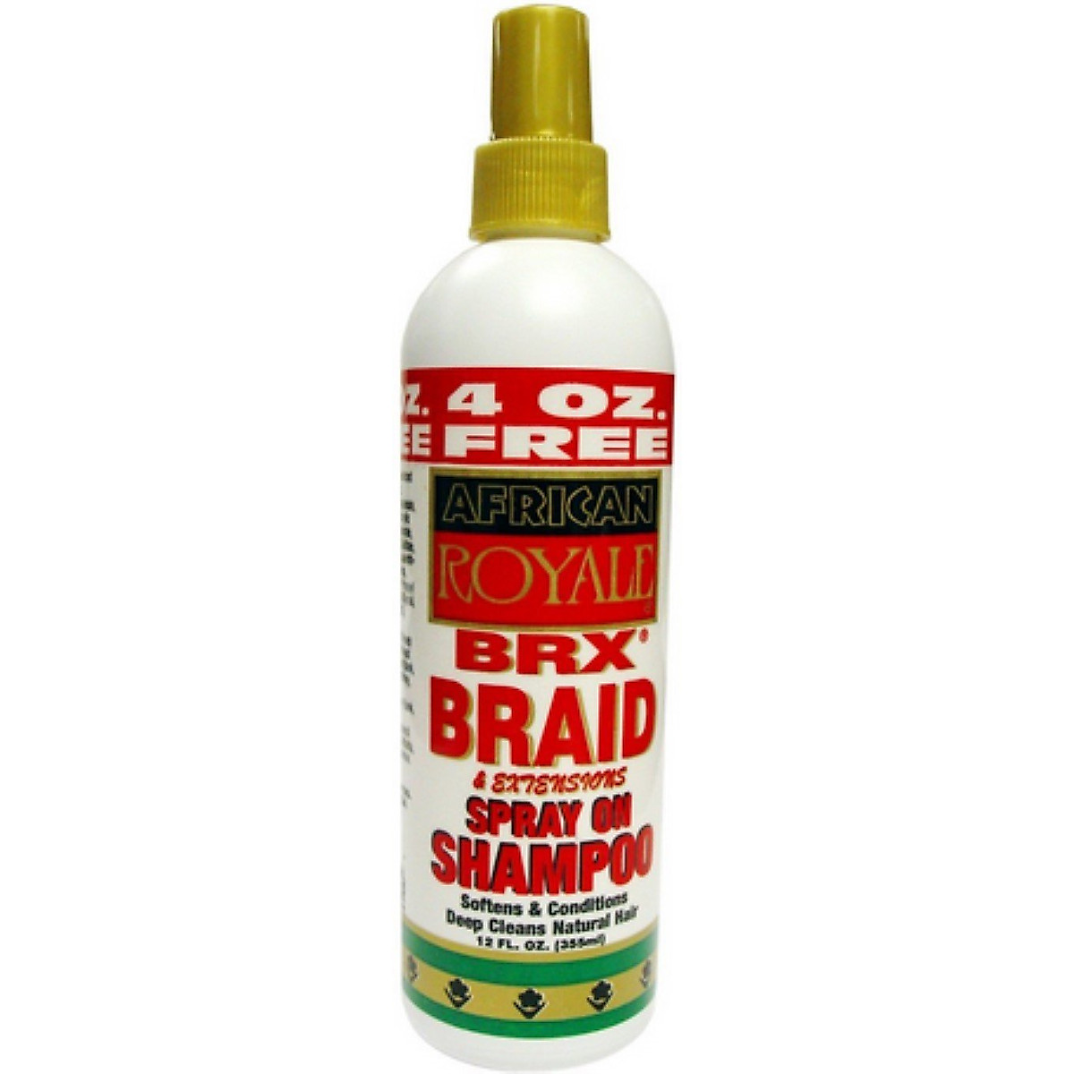 African Royale Brx Braid Spray On Shampoo, 12 Ounce