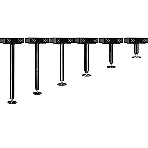Hospitality Bed No Sag Mattress Slats - Center Support - Universal Size Adjusts from Full to Cal King