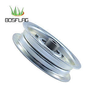BOSFLAG 756-0627d Pulley Replaces MTD 756-0627d Idler Pulley, MTD 756-0627b Idler Pulley, 756-0365, 956-0365, 756 0627b, 7560627d, 7560627b for Cub Cadet LT1045, LT1018, LT1046, LT1500, I1046 Tractors