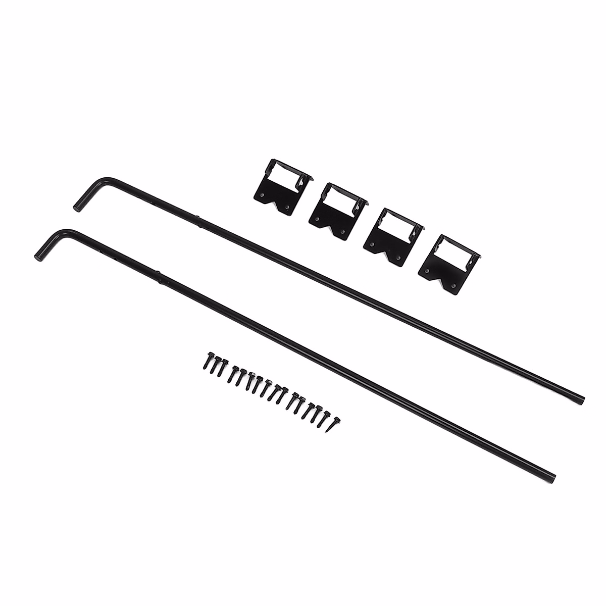 Door Bolt Garden Gate, 2 Pieces Stainless Steel Gate Bolt Bolt Bolt Gate Slider Door Slider Gate Lock Bolt Door Bolt Locking, for Wooden Fences Garden Garage 18 Inches