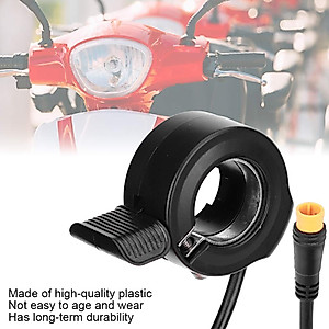 Electric Scooter Thumb Throttle, EBike Speed Control Finger Throttle Accelerator with Waterproof Connector for Electric Scooters EBike