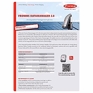 Fronius 4,240,038,Z Datamanager 2.0 WLAN for Galvo / Primo / Symo