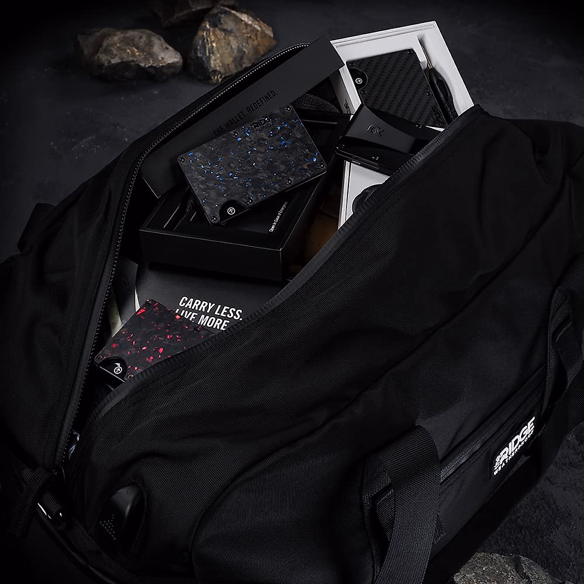 Ridge Forged Pacific - Slim RFID Wallet for Men, Front Pocket Design